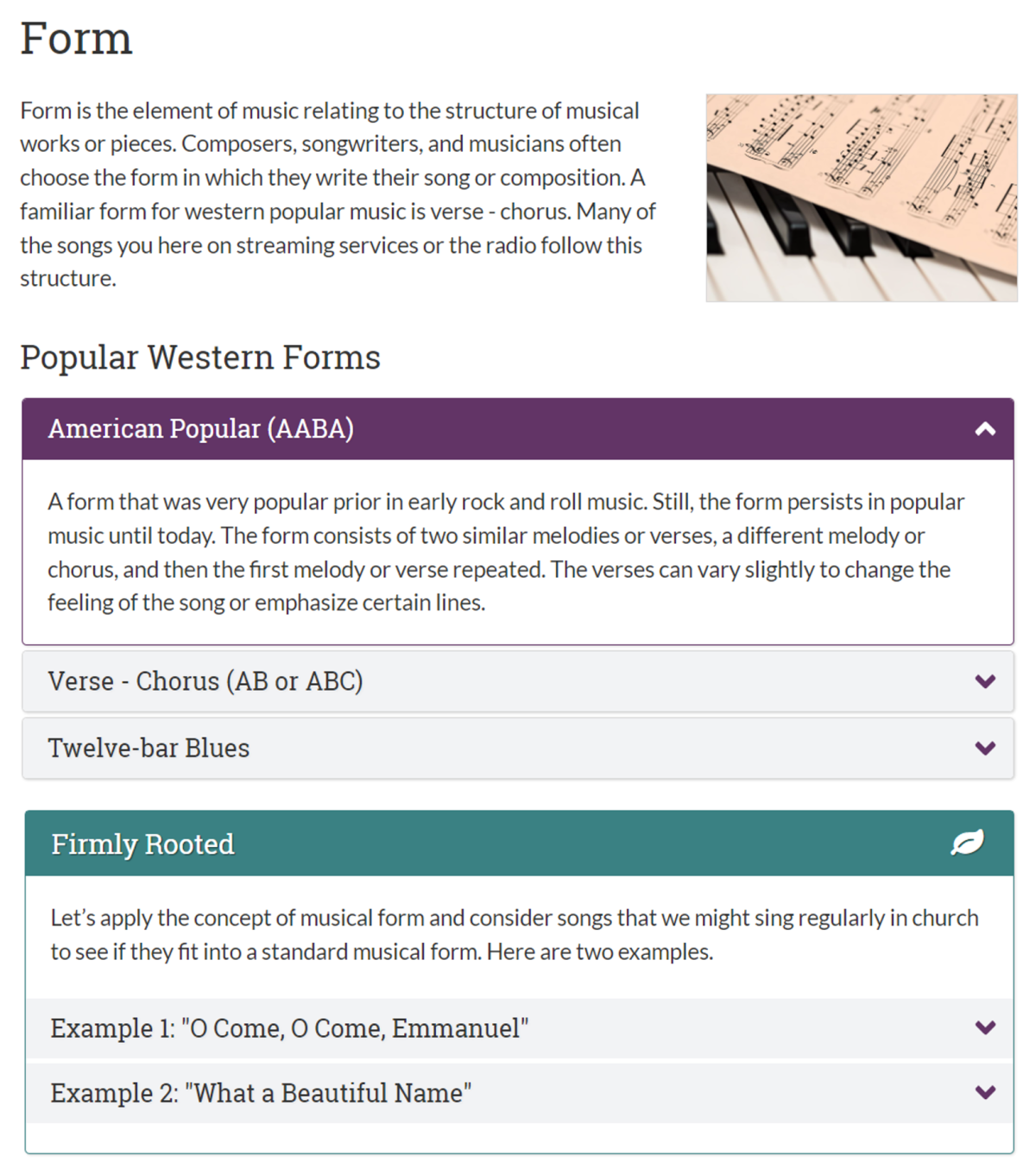 Course Launch: Grade 10 Music - Christian Virtual School